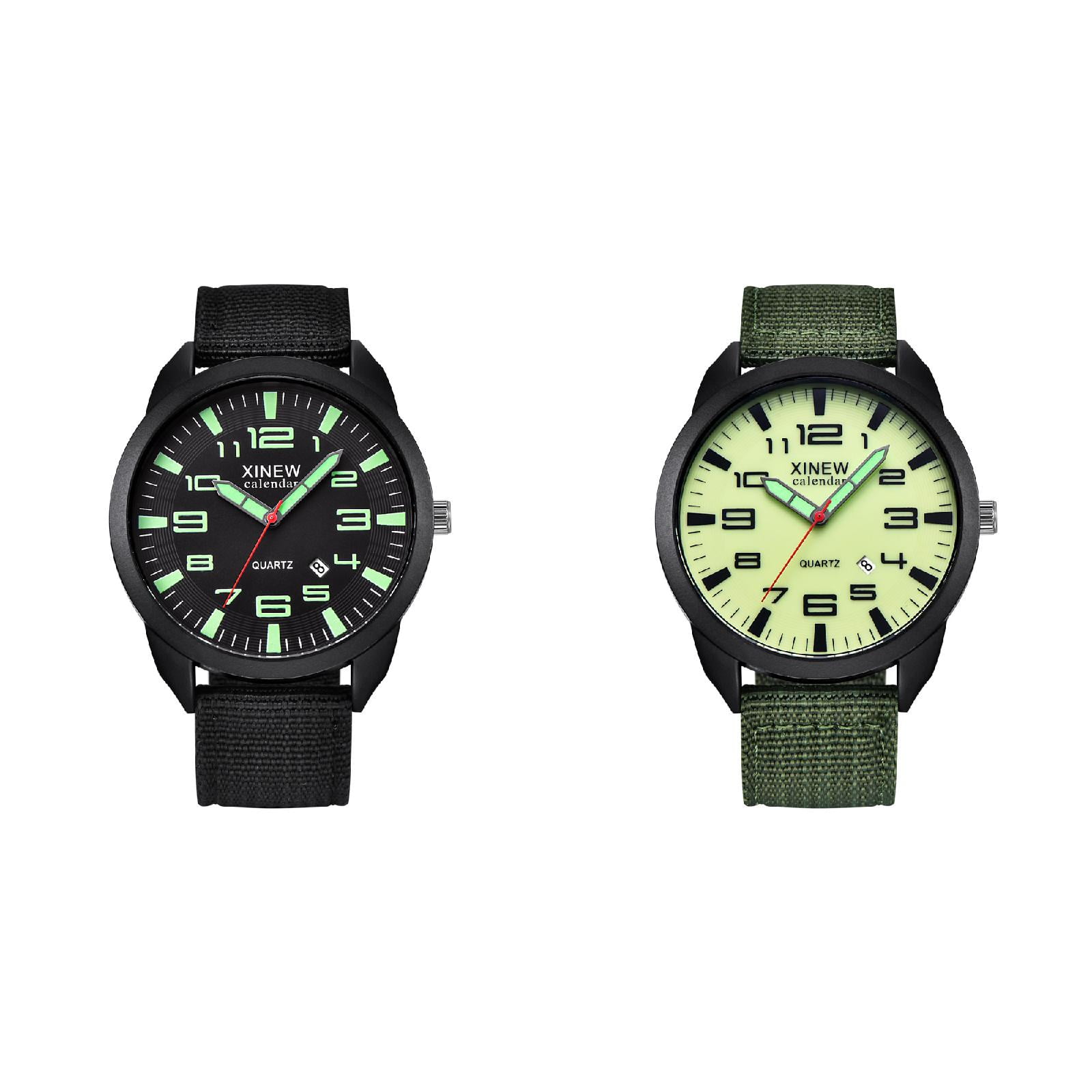 Click here for (2-Pack) Rinsvye Quartz Outdoor Mens Calendar Auto... prices