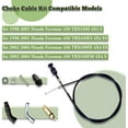TRX450 Choke Cable Starter Valve Plunger Kit with Rear Hand Brake Choke ...