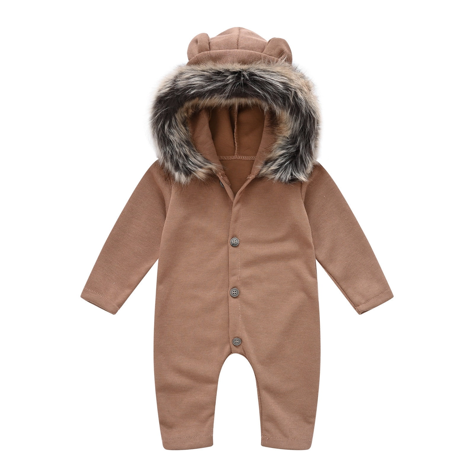 Click here for Aherbiu Baby Thermal Hooded Rompers Thick Cotton J... prices
