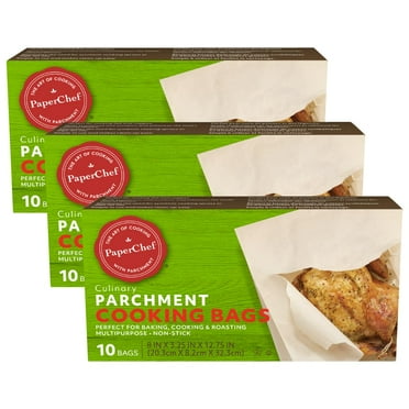 PaperChef Culinary Parchment Cooking Bag, 10 Ct, (Pack of 12) - Walmart.com