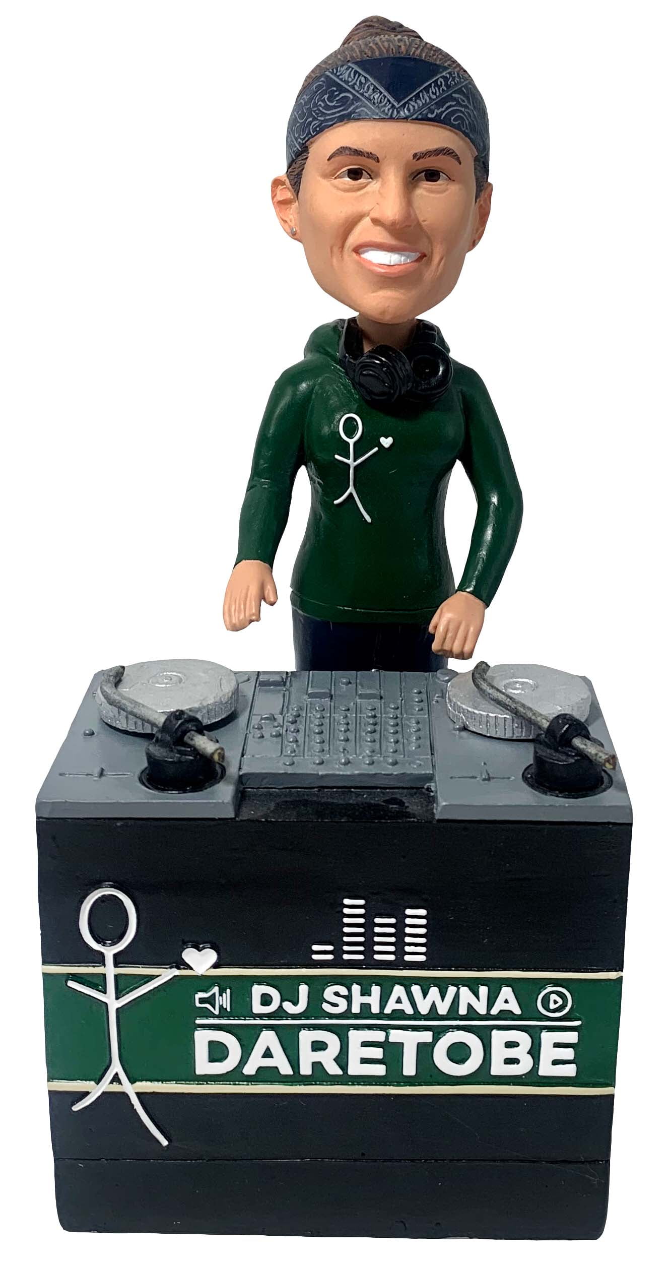 DJ Shawna Milwaukee Turntable Special Edition #/2,021 Bobblehead ...