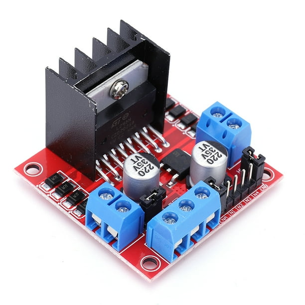 L298N DC Motor Driver Module Dual H-Bridge 5V for Smart Car (Chip ...