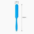 Silicone Long Spatula Set, One-Piece Baking Scraper Utensils, 4-Piece ...