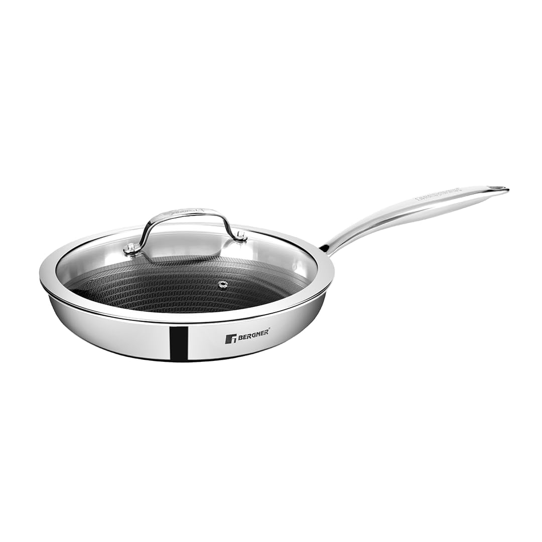 Click here for Bergner Home Hitech Triply Stainless Steel 28 Cm F... prices