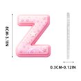 26 Alphabet Series 2D Acrylic Backpack And Car Pendant Ornaments, A ...