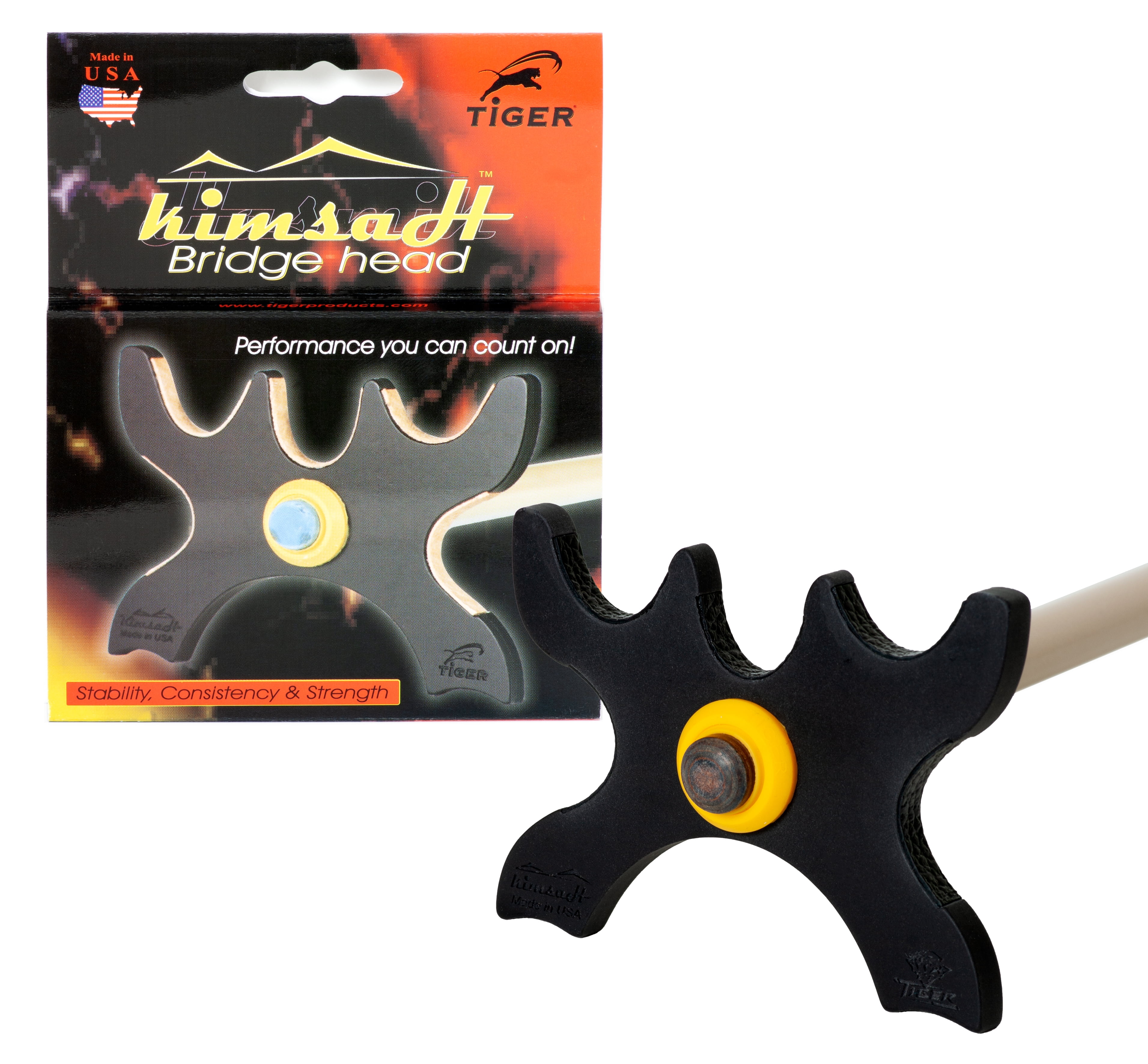 Tiger Kimsah Pool Cue Billiard Bridge Head - Walmart.com