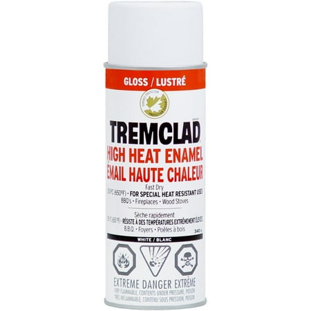 High Heat Enamel Spray Paint - Gloss White, 340 g - Walmart.ca