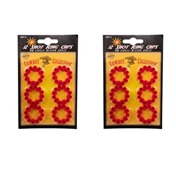 12 Shot Ring Caps 2 PACK 144 Total Shots Parris Cowboy Collection Toy ...