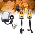 Yajisi Industrial Crane Remote Control with Dual Lock Handles, 100‑m RF ...