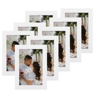 4x6 Picture Frame Set of 15, White Rustic Picture Frames Display 4 by 6 ...