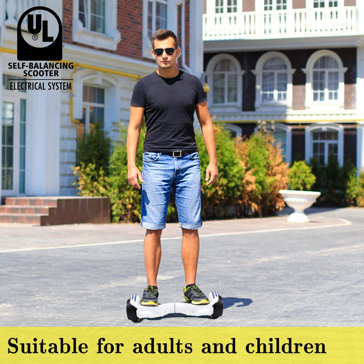 Buy Bluetooth Hoverboard 6.5 36V Two-Wheel Self Balancing Hoverboard ...