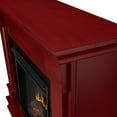 Silverton Electric Fireplace in Rustic Red by Real Flame - Walmart.com