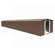 Duramax 55151 12'x26' Metal Garage, SUV Storage Shed, Reinforced Dark ...