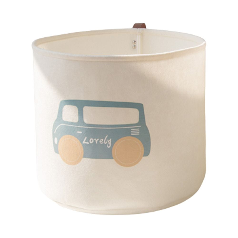 QJUHUNG Foldable Toy Storage Bucket and Baby Laundry Basket in Cute ...