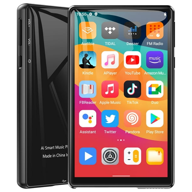 Reproductor MP3 Foeuyte Q1 de 64 GB con Bluetooth y WiFi, pantalla HD de 5 pulgadas | Bodega ...