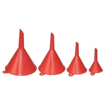 Chef Craft Classic Plastic Funnel Set, 2.5 to 3.75 inch 3 Piece Set ...