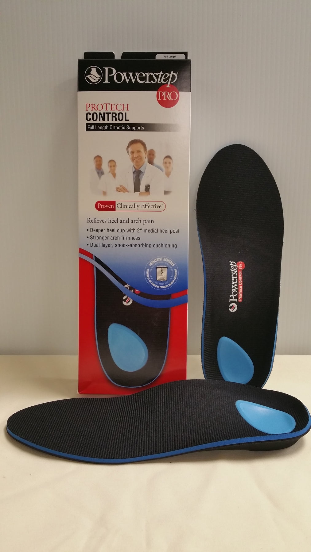 Powerstep SIZE H Protech CONTROL Full Length Orthotics M: 11 – 11 ½ ...