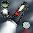100000Lm Super Bright Led Torch Tactical Flashlight Usb Rechargeable ...