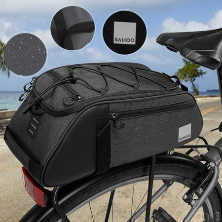 7L Trunk Bag Black ,Bicycle Trunk Bag Cycling Rack Pack Bike Rear Bag ...