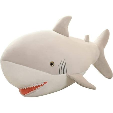 FanShow 23 inch Great White Shark Plush, Stuffed Animal, Plush Toy ...