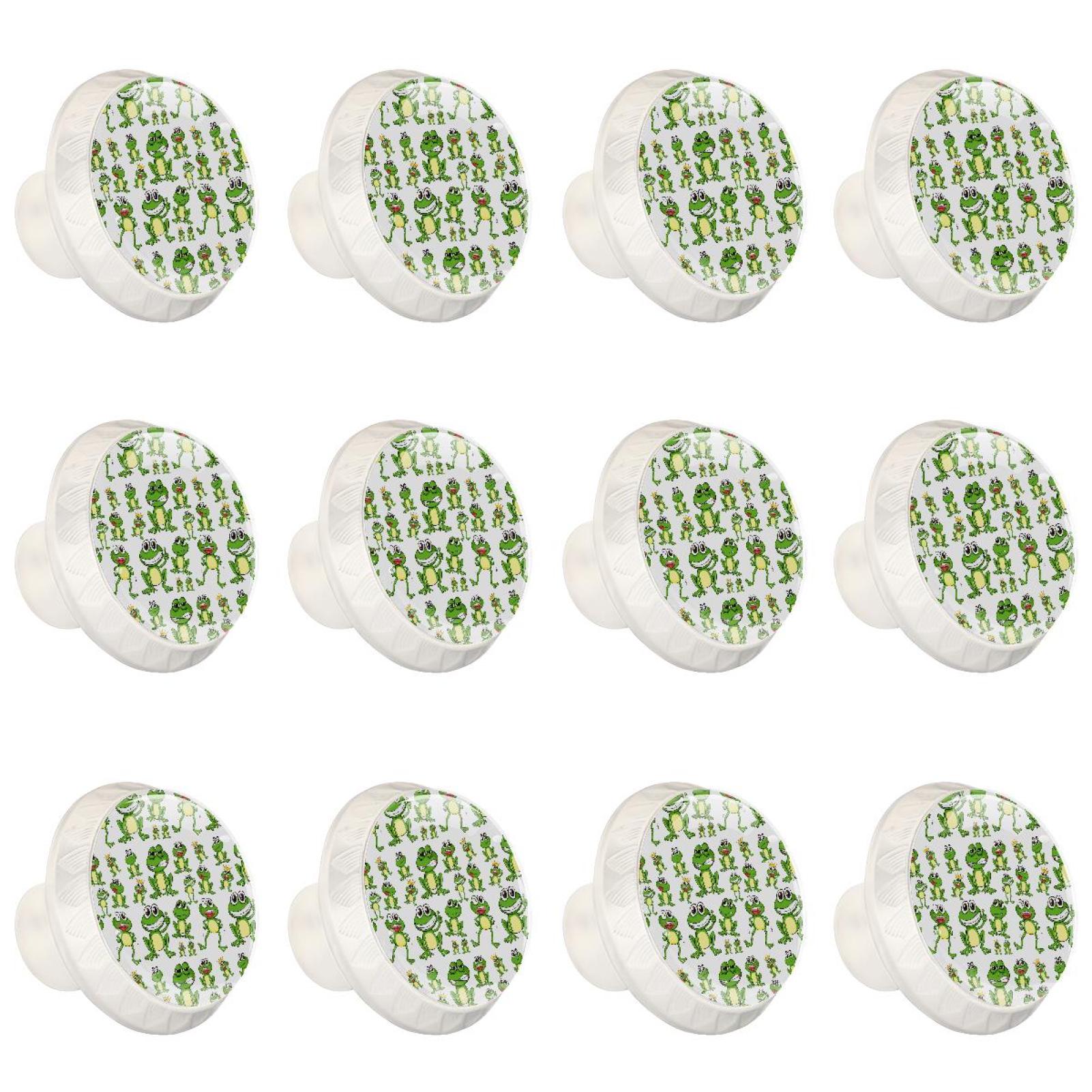 12 Pcs Frog Knobs for Kitchen Cabinet Cupboard Dresser Bookcase Drawer ...