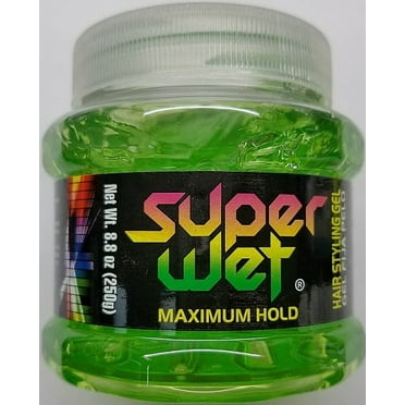 Super Wet "Transparente" Moisturizing Hair Styling Gel, 8.8 oz ...