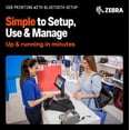 Zebra ZD411 Direct Thermal Barcode Label Printer with 203DPI USB Host ...