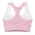 Pastel Petal Pink Color Sports Bra with Lining and Removable Padding ...