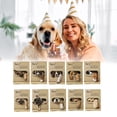 Puppy Themed Birthday Card Cartoon Puppy Birthday Greeting Card Party ...