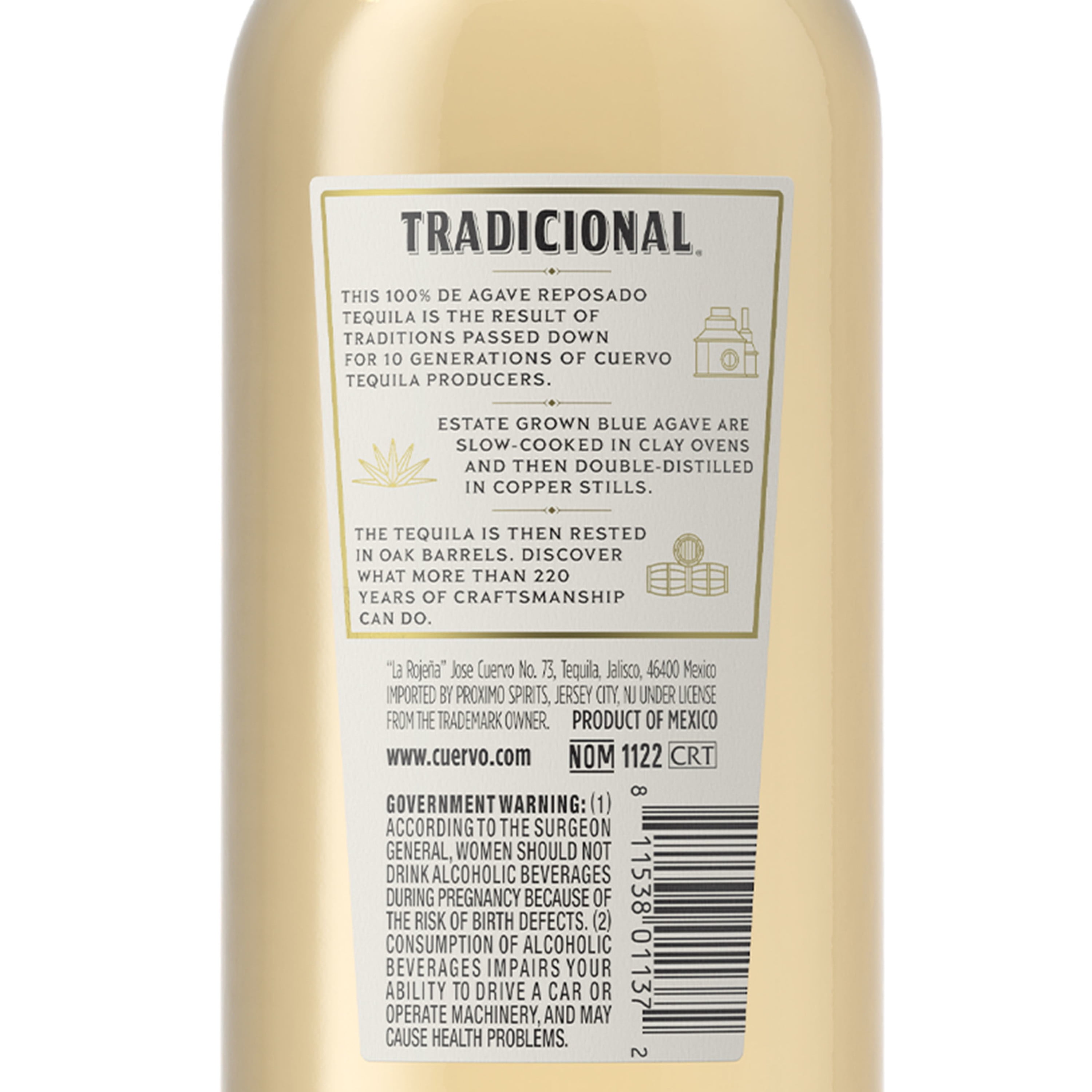 Jose Cuervo Bottle Label