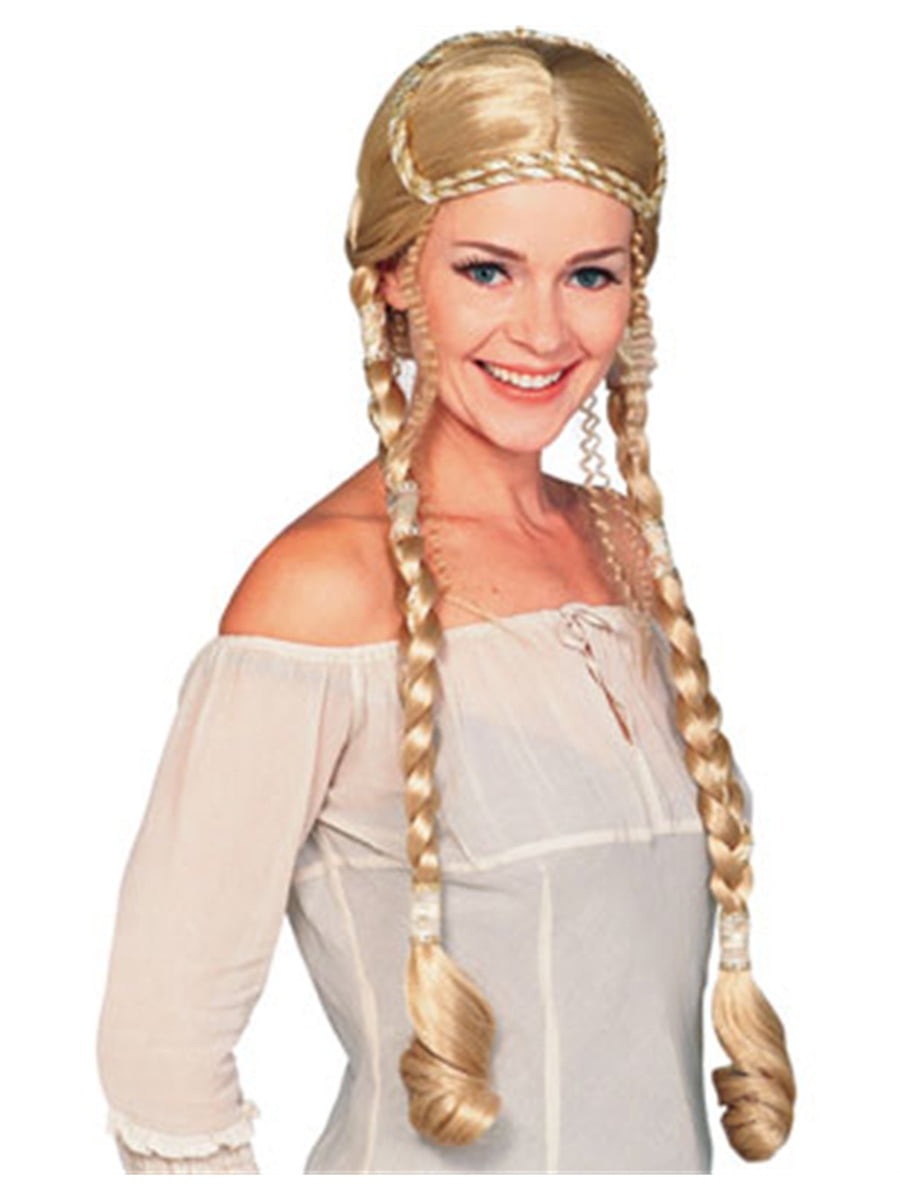 Rubies Costume Co Renaissance Celtic Braided Blonde Medieval Costume ...