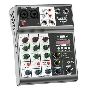 Audio Mixer with DSP Digital CPU, Bluetooth, and Dual Mobile Support ...