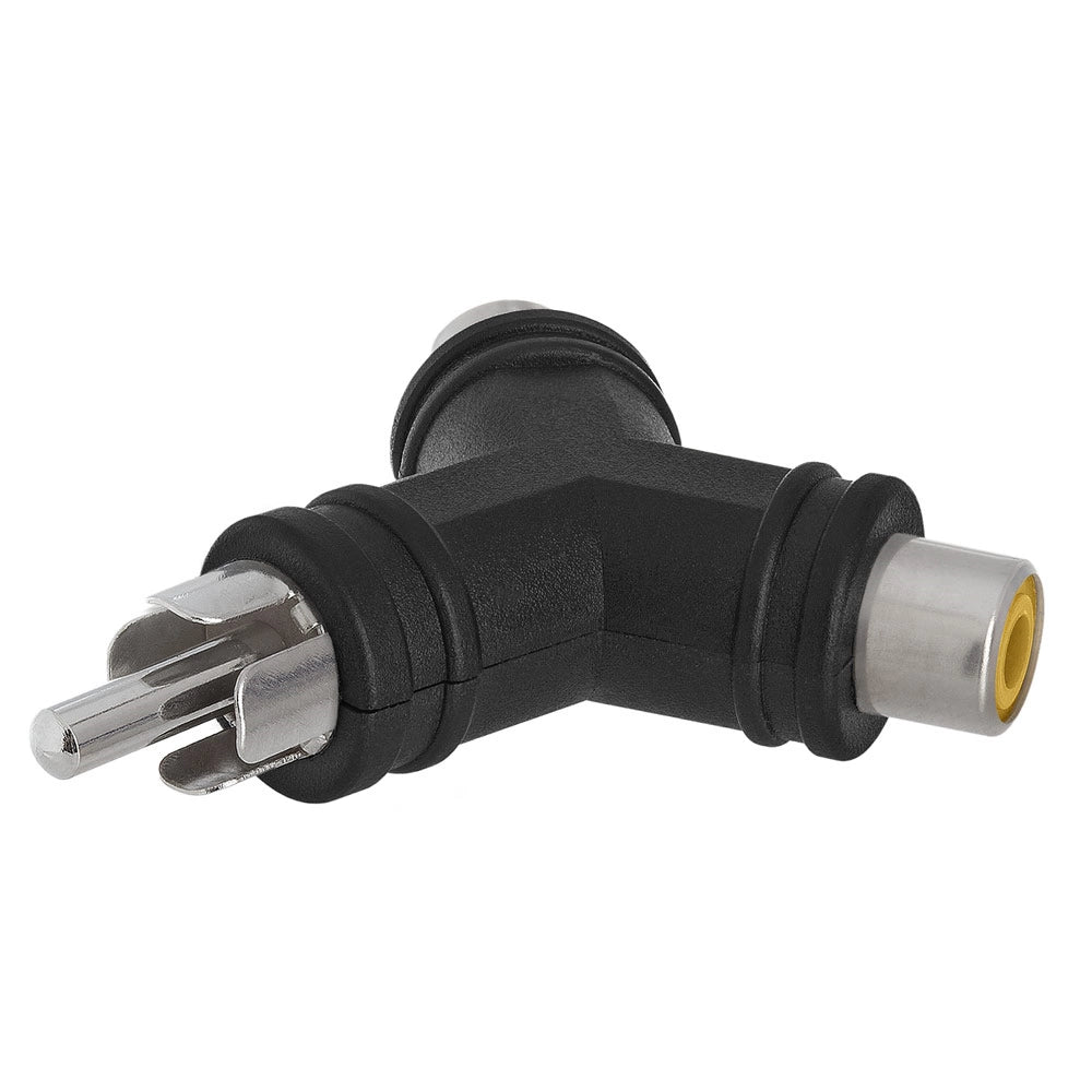 RCA Plug to 2xRCA Jack Adapter - Triangular - Walmart.com
