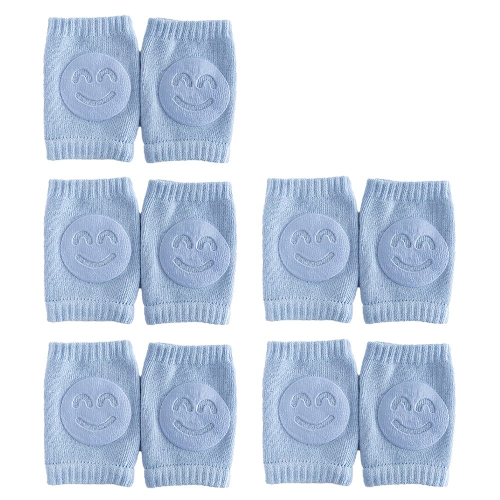 5 Pairs knees protect baby crawling knees baby crawling pad non-slip ...