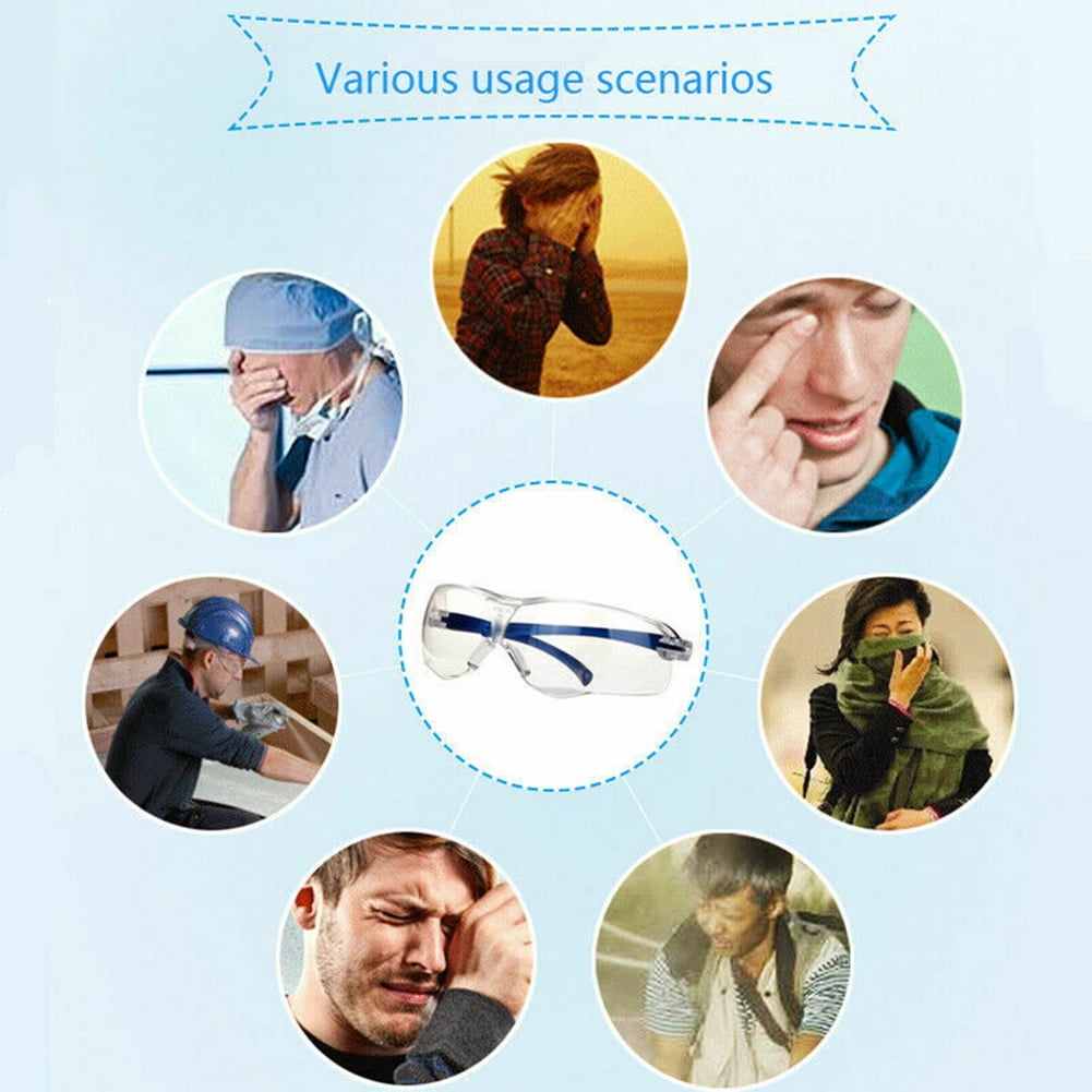 Gafas de seguridad protectoras transparentes antisaliva Gafas de ...
