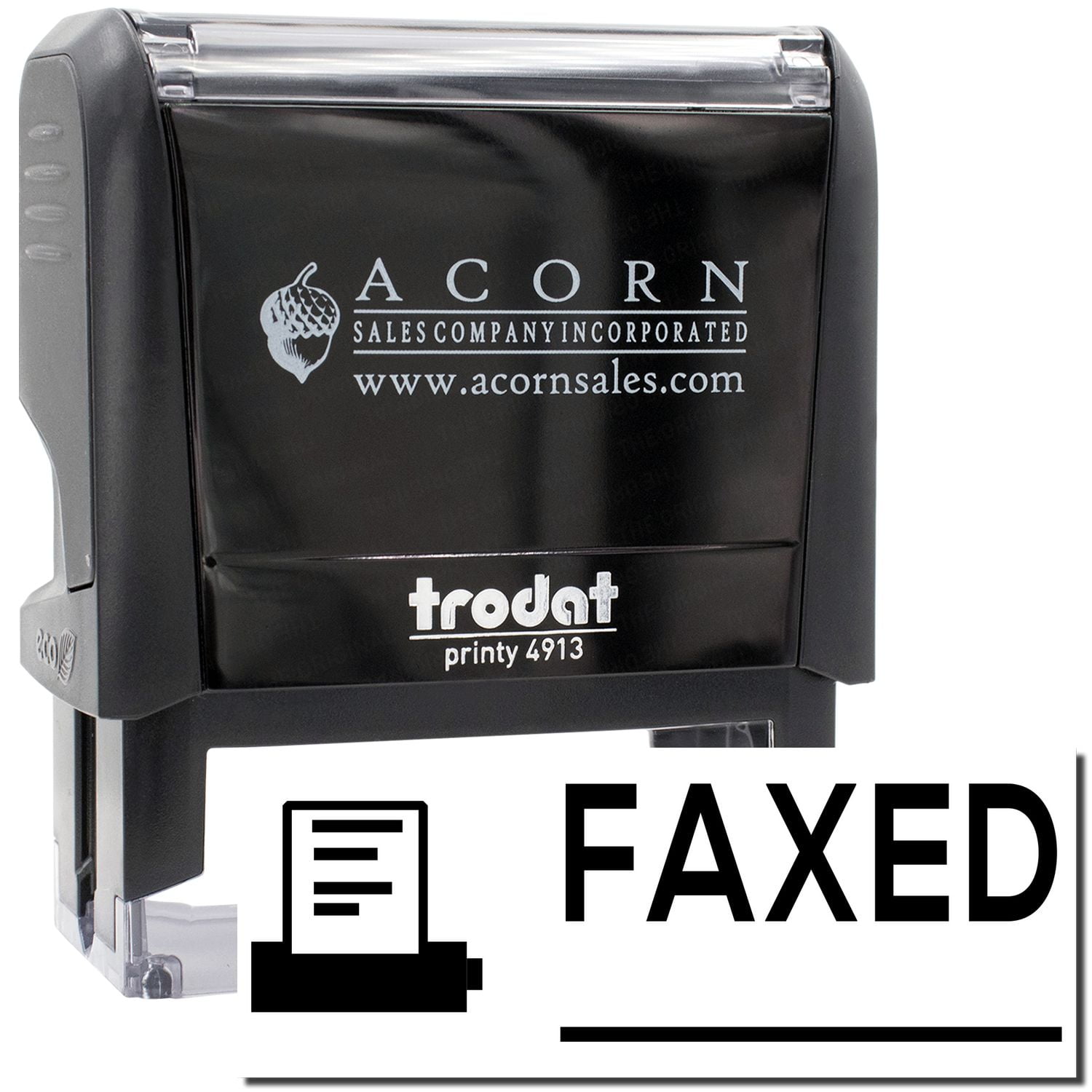Large Self-Inking Faxed with Machine Stamp, Trodat Printy 4913, Press ...