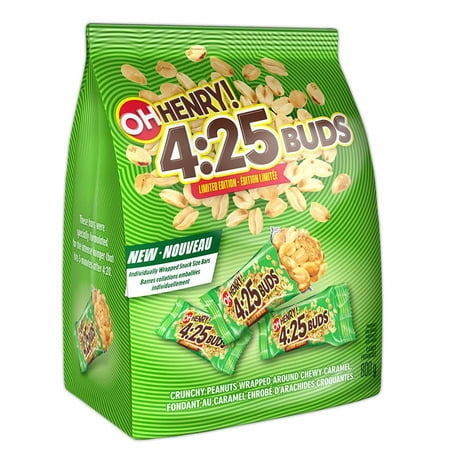 OH HENRY! 4:25 Buds Candy- Bag of Snack Sized Candy Bars | Walmart Canada