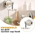 2Pcs Suction Cup Hooks 360 Rotating Heavy Duty Hanging Utensil Holder ...