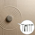 HERFIER Zen Garden Rake Kit Mini DIY Sand Garden Tools for Relaxation ...