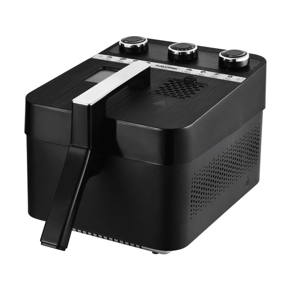 Kalorik Compact 2-in-1 Air Fryer and Deep Fryer, Small Size, Black ...
