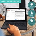 Pyle 32 GB 10.1 Inch Android Tablet 2 in 1 Tablet 1080p HD Display ...