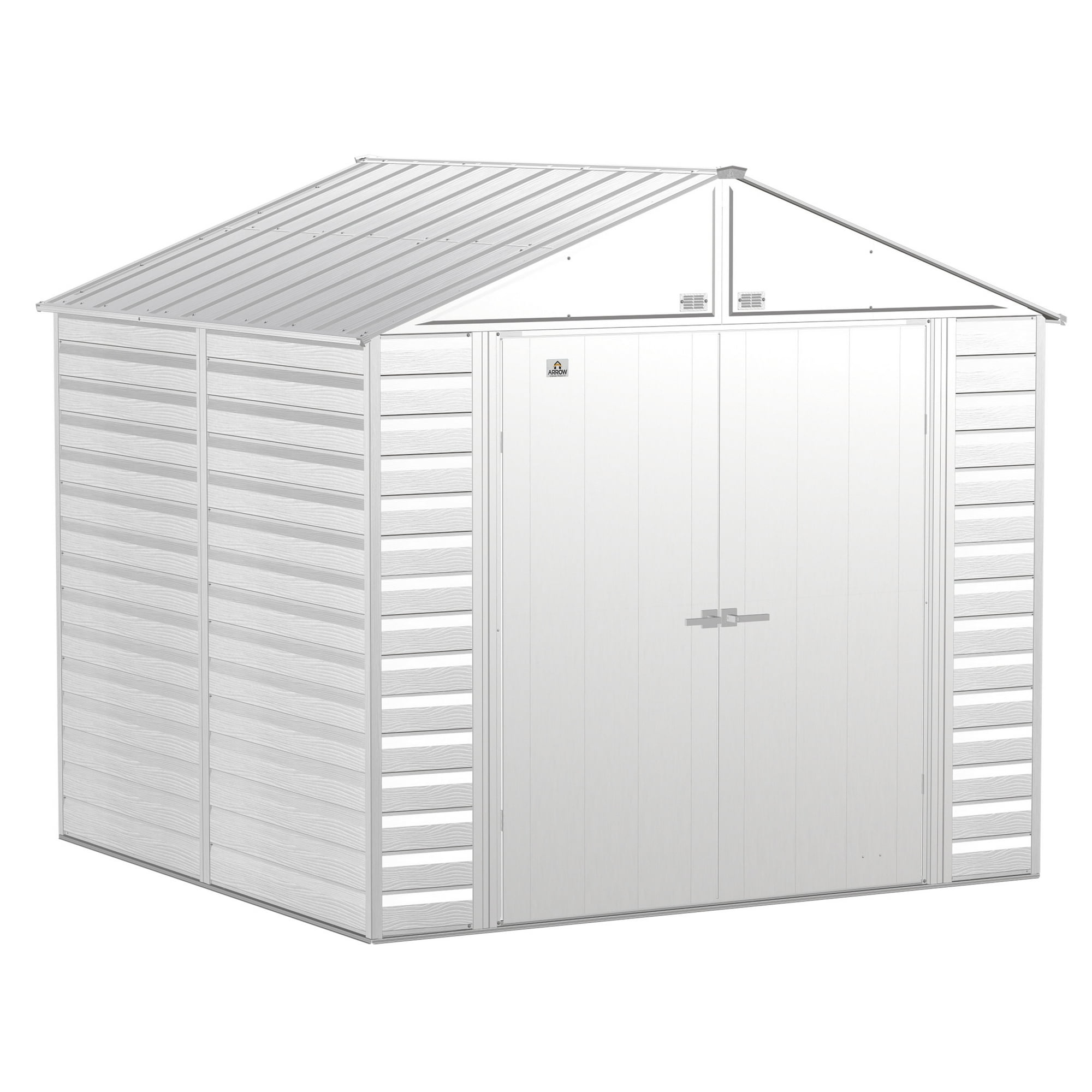Click here for Arrow Select 8 X 8 X 8 Ft Light Grey Shed 6 Ft prices