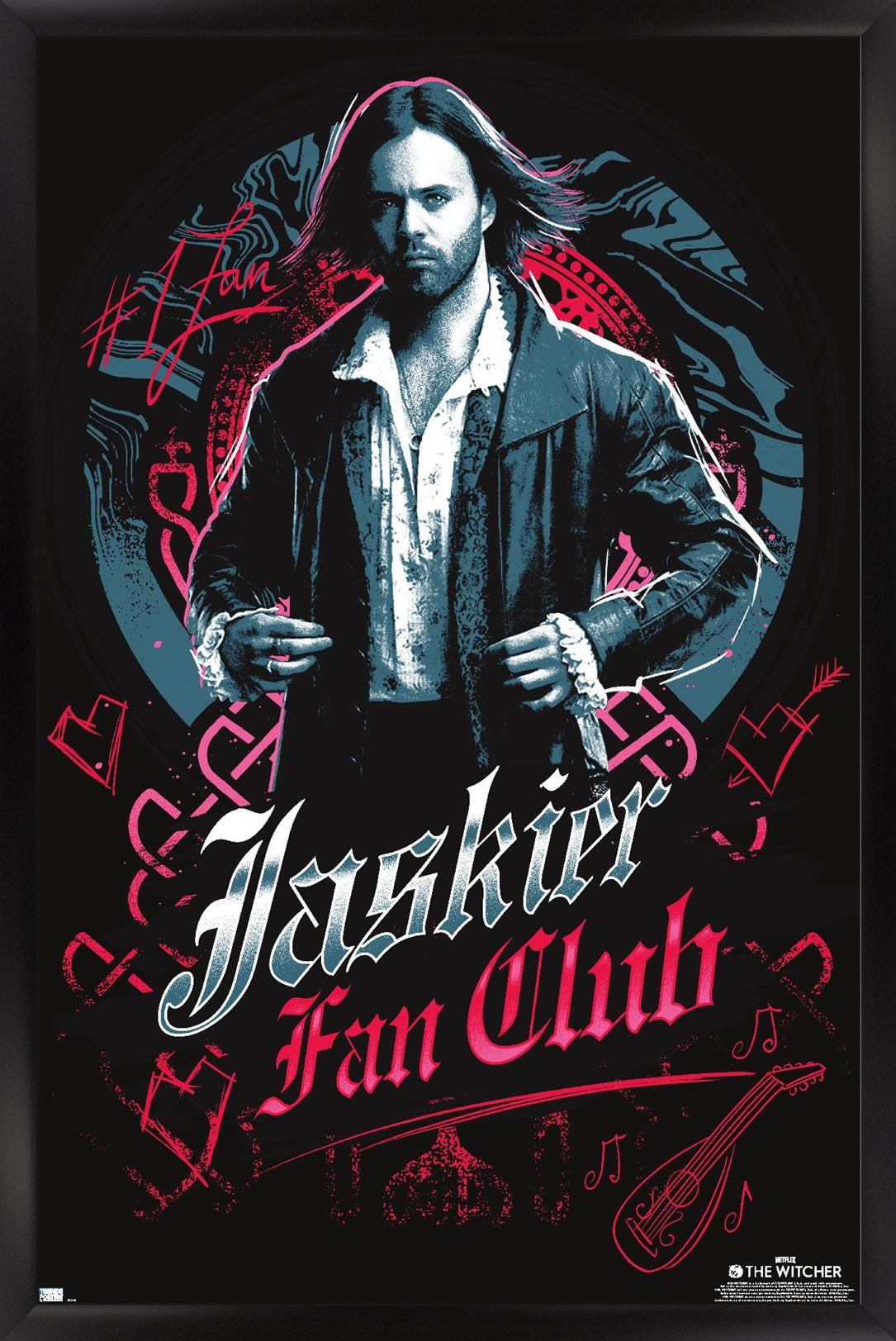 Netflix The Witcher: Season 3 - Jaskier Fan Club Wall Poster, 22.375" x ...