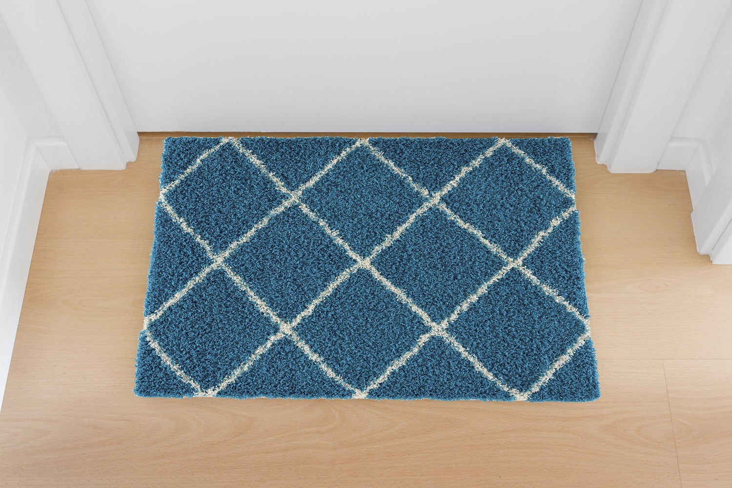 MSRUGS Moon Trellis Shaggy Collection Cozy Modern Contemporary Shag ...