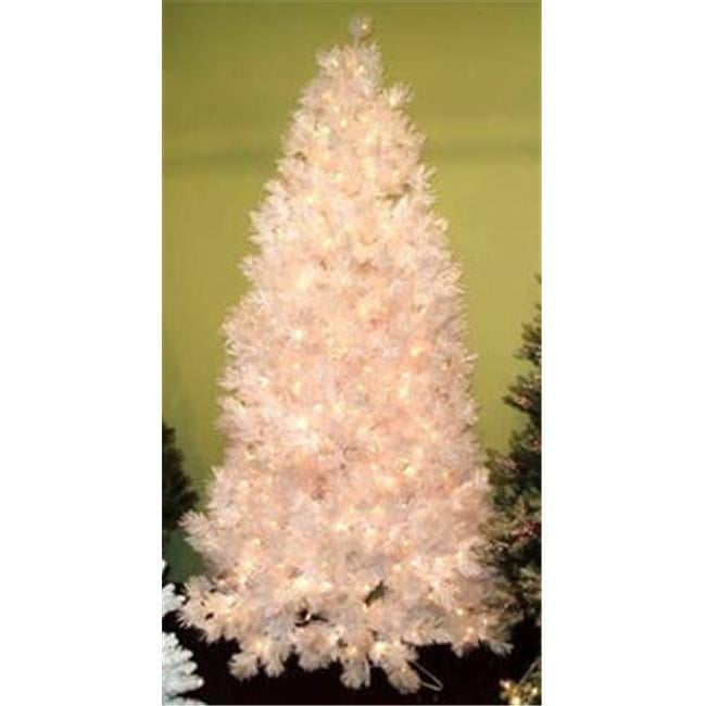 7.5 ft. Wispy Willow Grande White Slim Hinged Tree - Walmart.com
