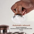 BIMZUC 51mm Spring‑Loaded Calibrated Coffee Tamper – Stainless Steel ...