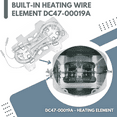 DC97-14486A Dryer Heating Element Assembly Replacement for Samsung ...
