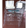 Clear Acrylic Risers for Counters, Set of 5 U-shaped Display Stands, 5 ...