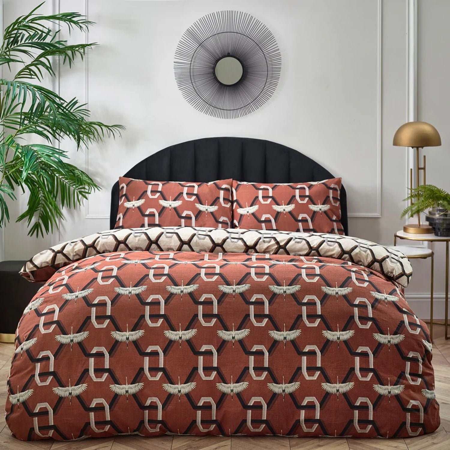 Click here for Furn Avalon Geometric Duvet Cover Set prices