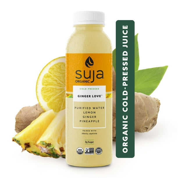 Suja Organic Cold-Pressed Ginger Love, 13.5 FL OZ. - Walmart.com